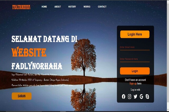 Hayanaqro - Website & Biodata Fadli